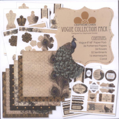 Papeles de Scrapbooking Vogue Kit |Bellaluna Crafts